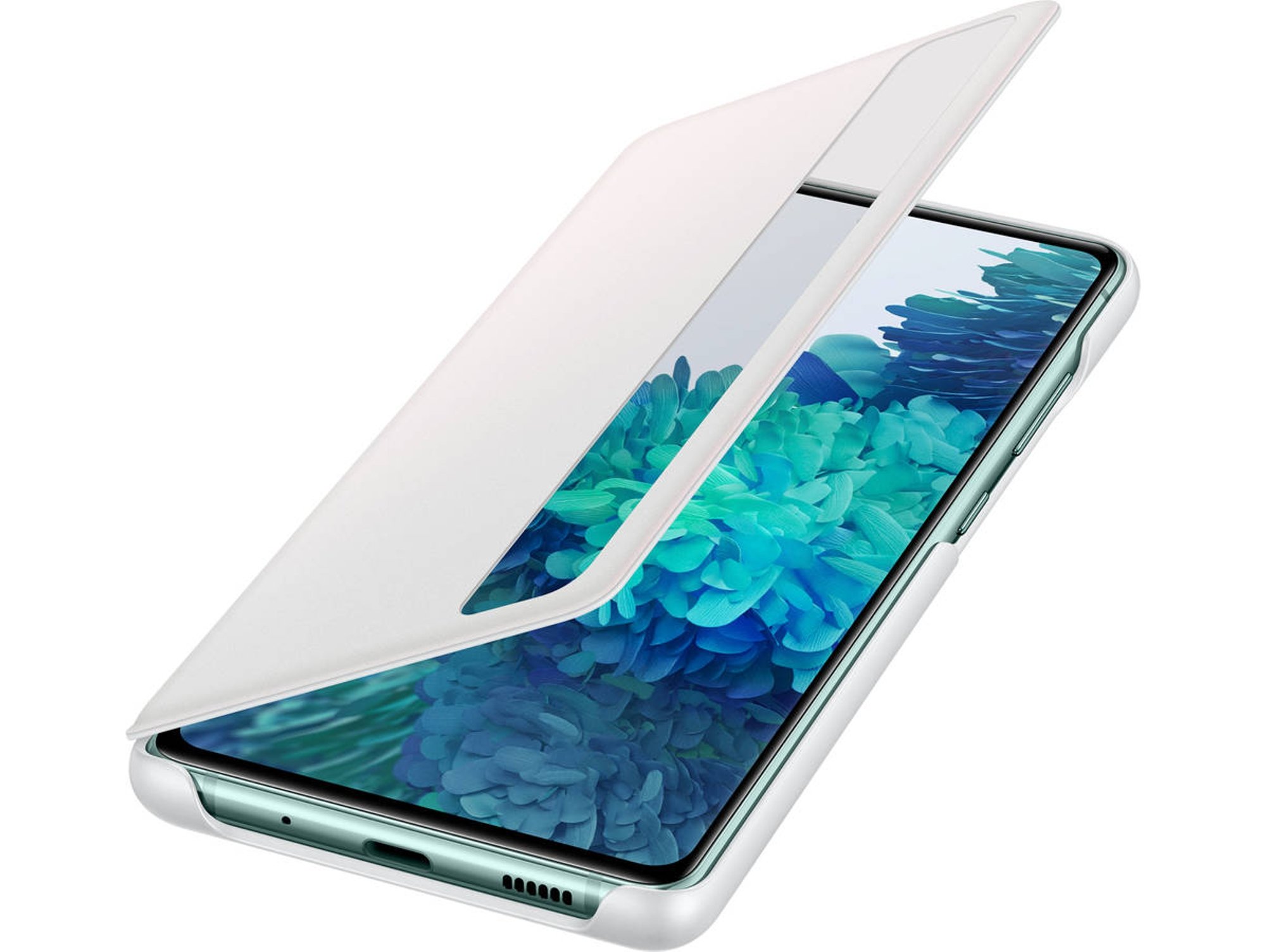 Funda Galaxy S20 FE SAMSUNG Clear View Blanco | Worten.es