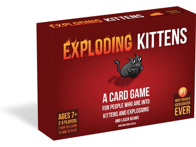 Juego de cartas ASMODEE Exploding Kittens (Aleman - Edad Mínima: 7) Juego de cartas ASMODEE Exploding Kittens (Aleman - Edad Mínima: 7)