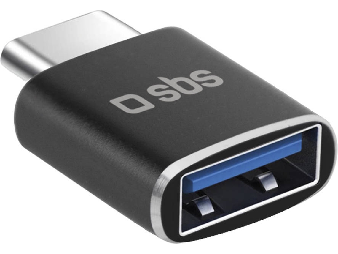 Adaptador USB-C - USB SBS Negro | Worten.es
