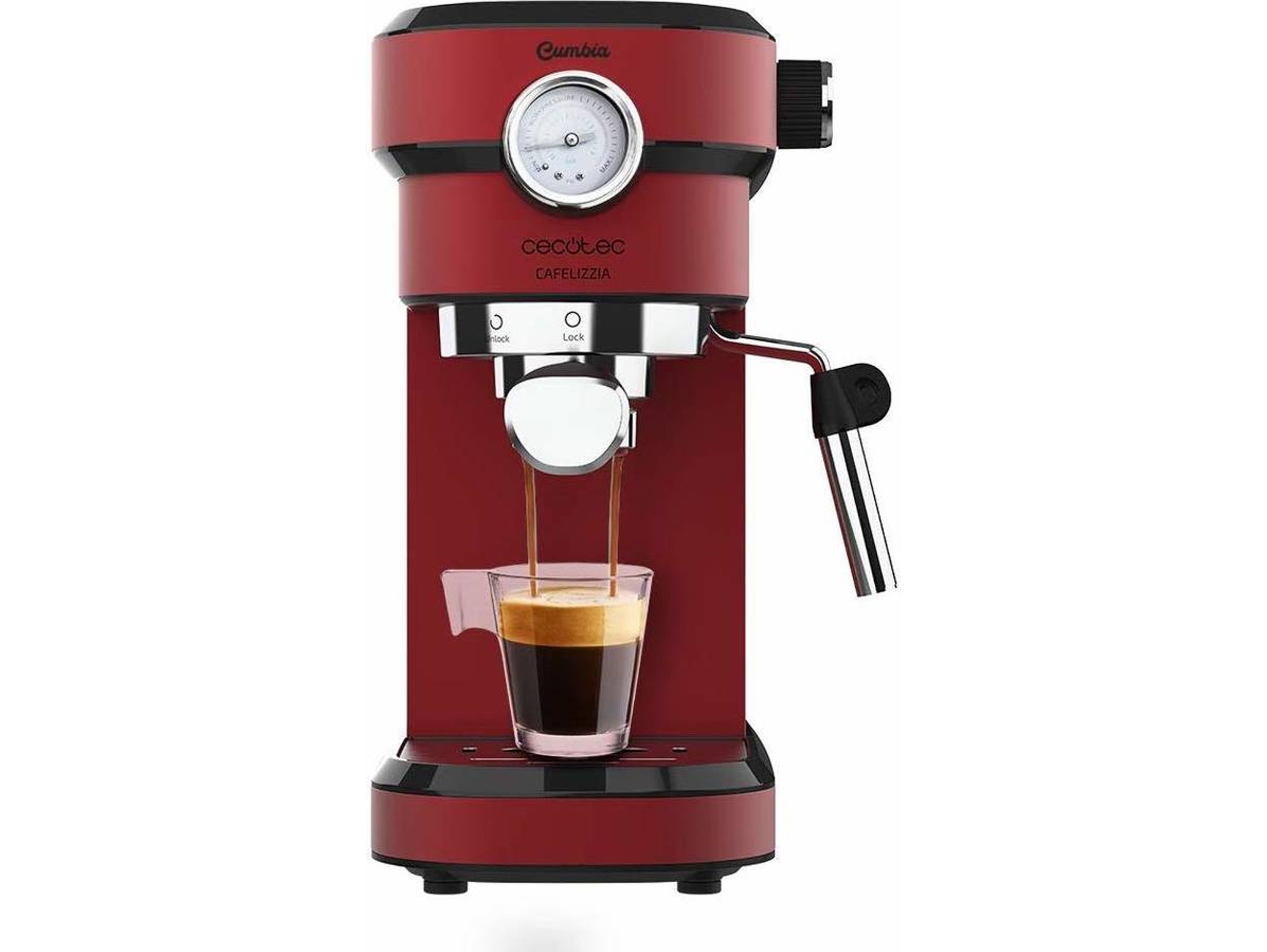 Cafetera CECOTEC Cafelizzia 790 Shiny Pro (20 bar - Café Molido ...