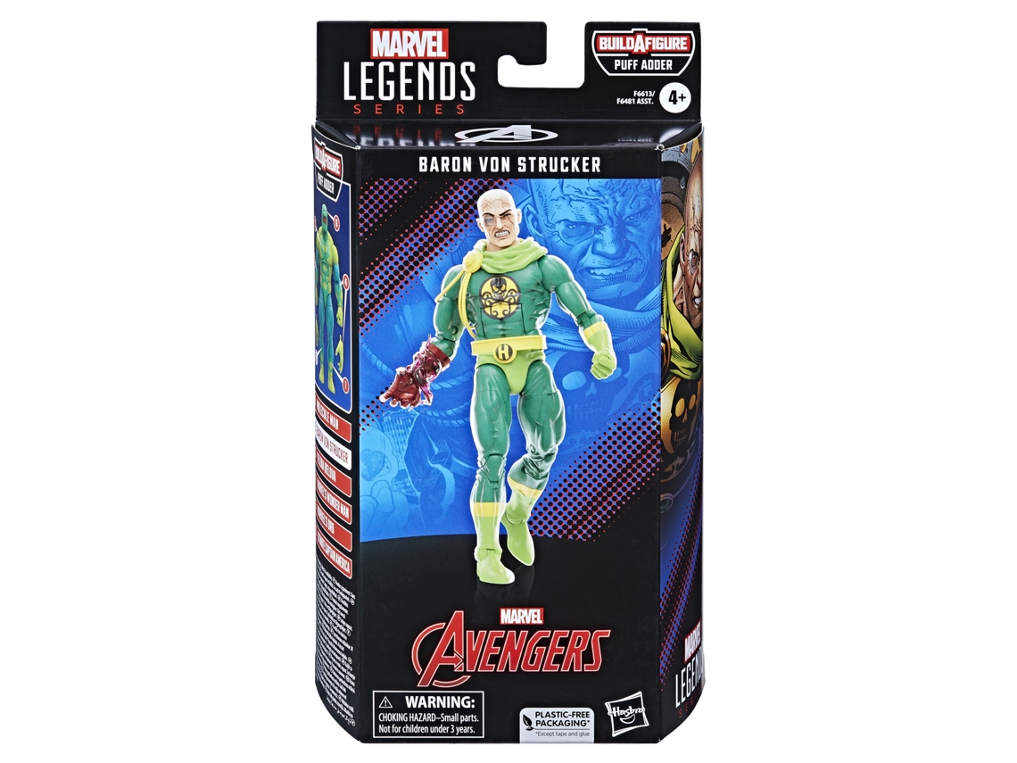 Marvel Legends Series - Figura de Baron Von Strucker- MARVEL CLASSIC ...