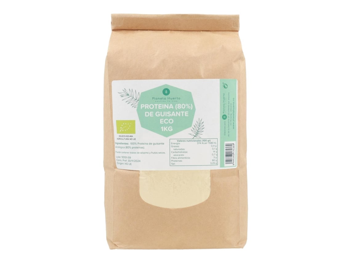 Proteína de Guisante 80 ECO 1 Kg PLANETA HUERTO | Worten.es