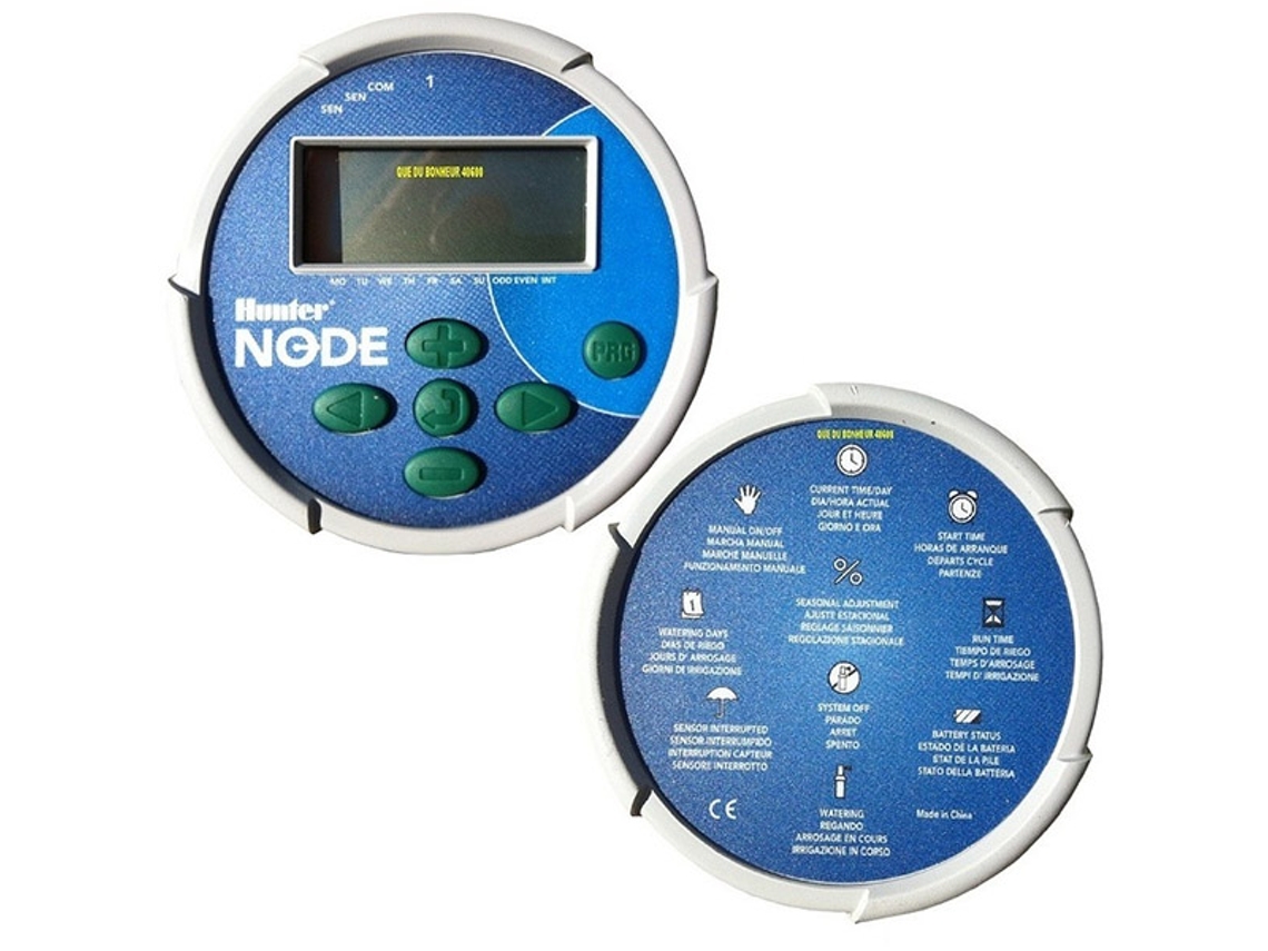 Válvula programable HUNTER 9V 1 \ Con válvula solenoide Node 100 Valve B