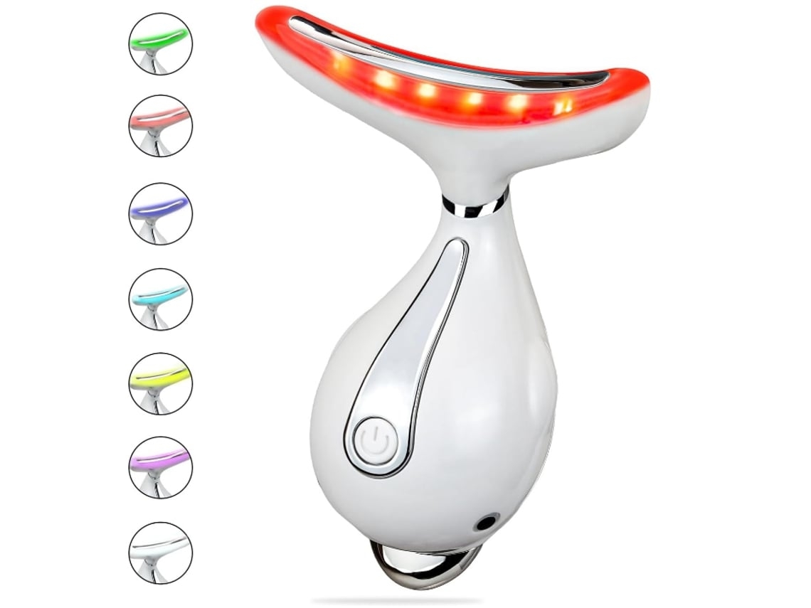 Masajeador facial Sziqiqi 10 en 1 con calor para ojos y cuello, 7 ...