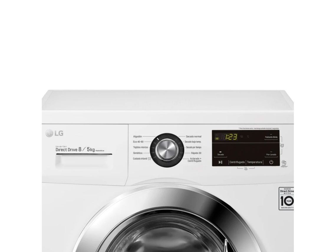 LAVASECADORA LG F4J5TM5WD | Worten.es