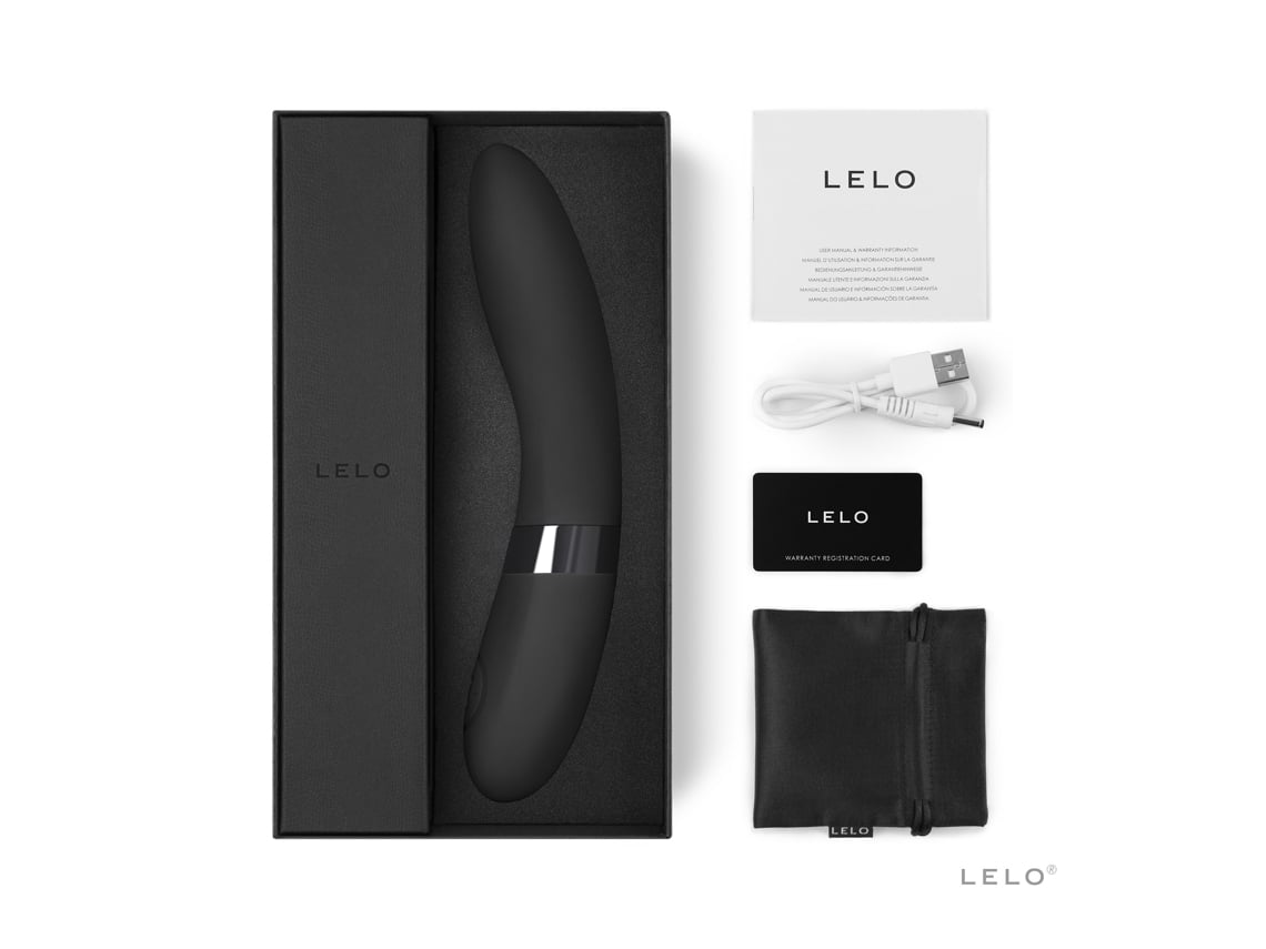 Vibrador LELO Elise 2 Masajeador Personal Negro (Doble Motor para Una Estimulación Más Intensa ...