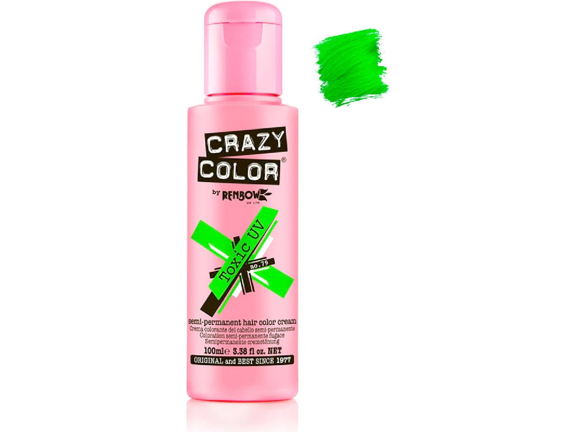 Tinte Semipermanente CRAZY COLOR Toxic UV no. 79 (100 ml) | Worten.es