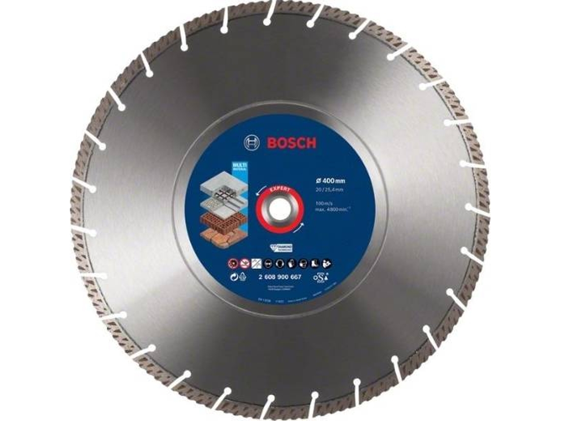 Disco de Lija BOSCH Expert Multimaterial 400x20-25,40x3,3x12 mm para ...