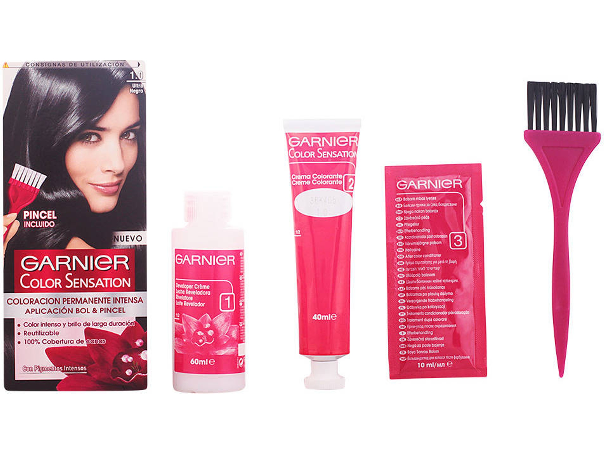 Tinte de Cabello GARNIER Color Sensation N1 Ultra Nego | Worten.es