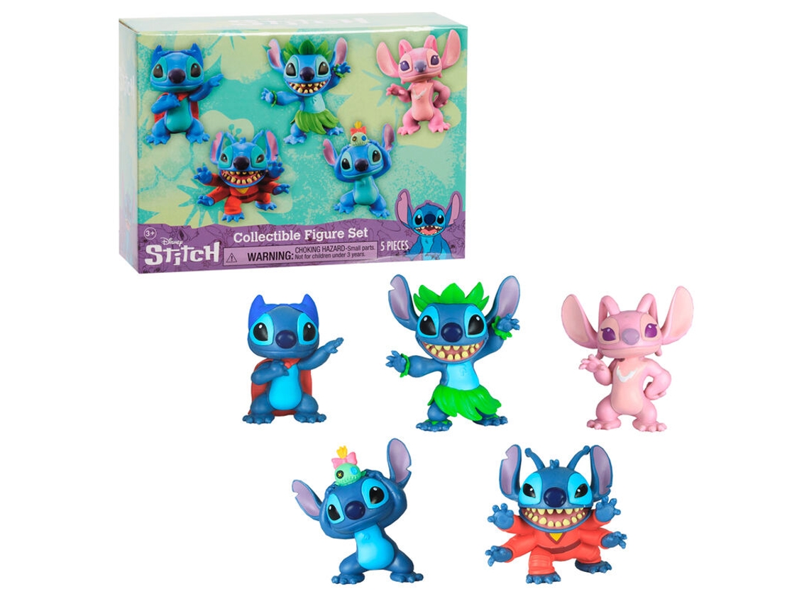Disney Stitch Pack 5 Figuras 7cm Just Play | Worten.es