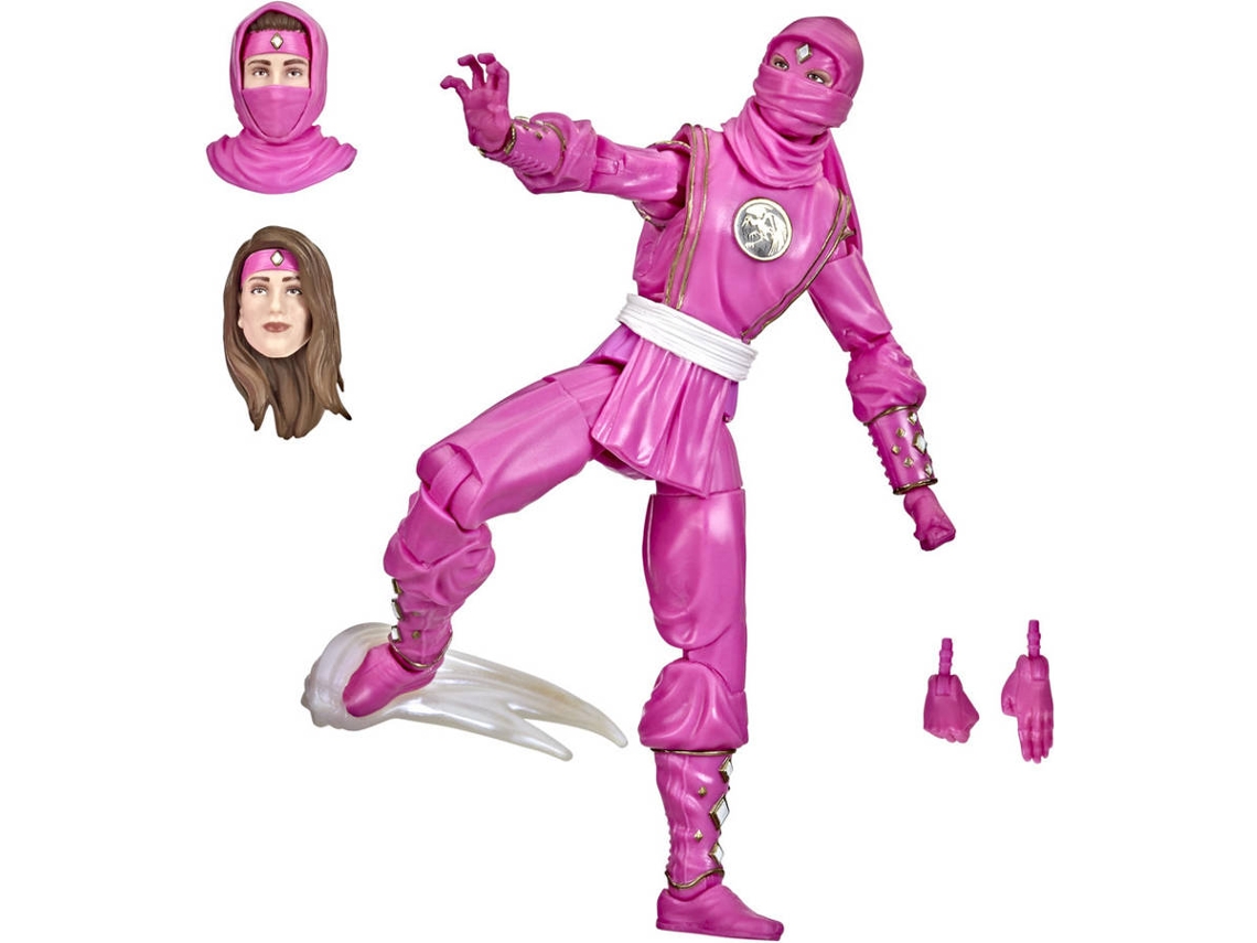Figura de Jugar HASBRO Prg Lc Ninjetti Pink Ranger Kim (Edad Minima: 4 ...