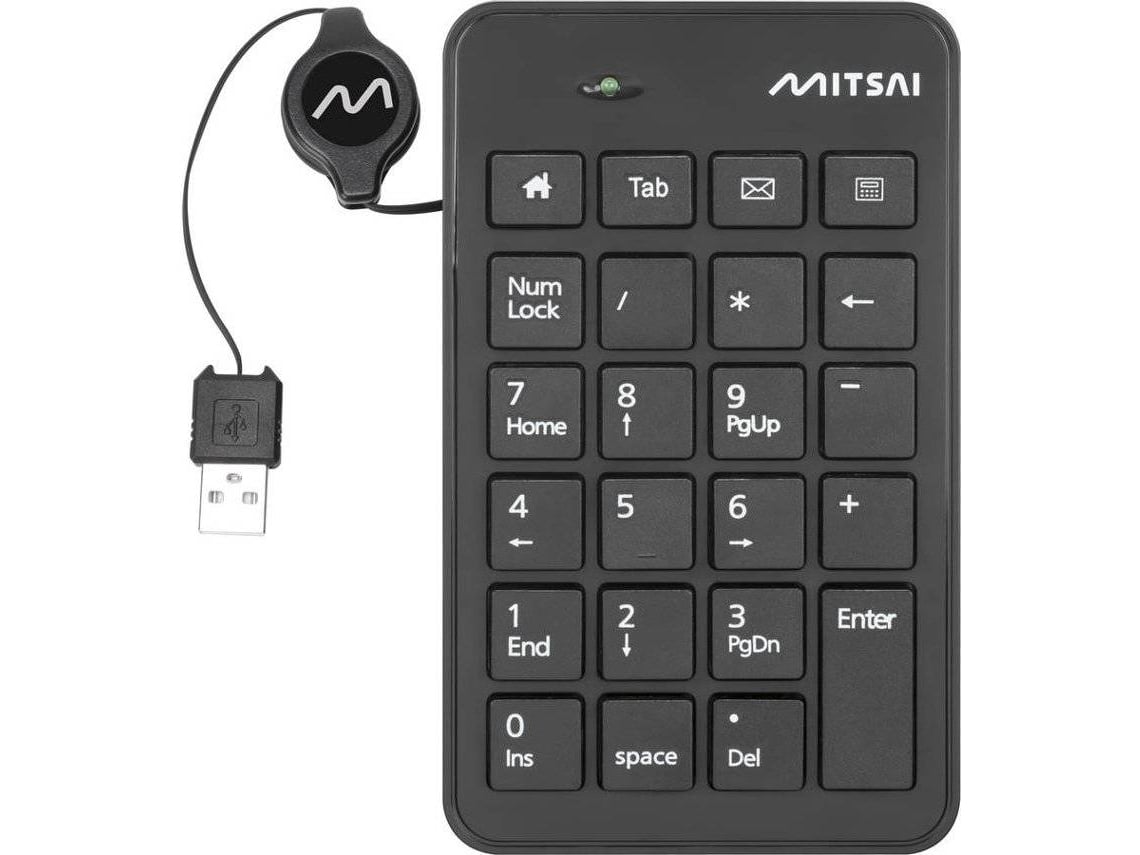 Teclado Numérico MITSAI Q25 (Cable USB) | Worten.es
