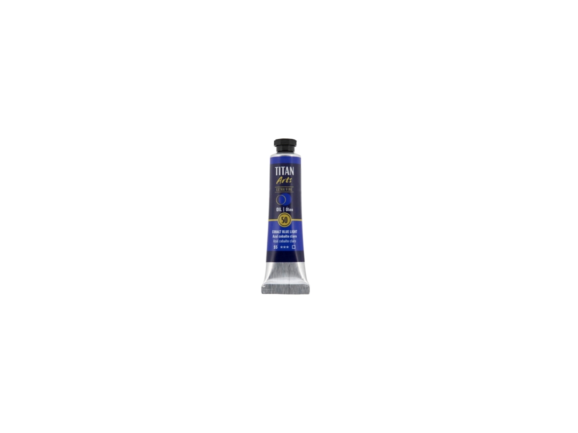 Pinturas al óleo extrafinas Titan Arts 20 ml (50 Azul cobalto claro ...