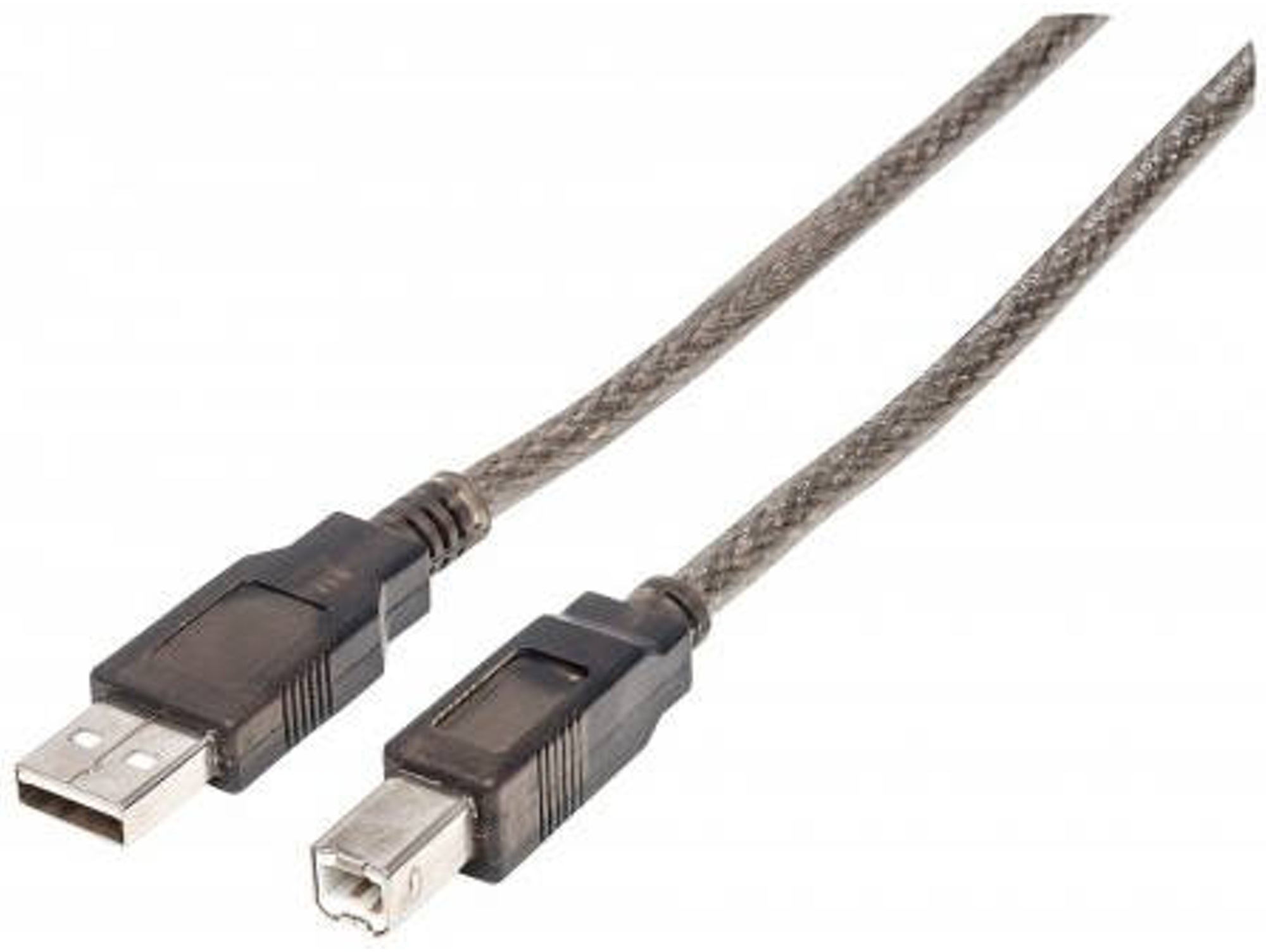 Cable USB MANHATTAN USB A/USB B 15 m Macho/Macho Negro