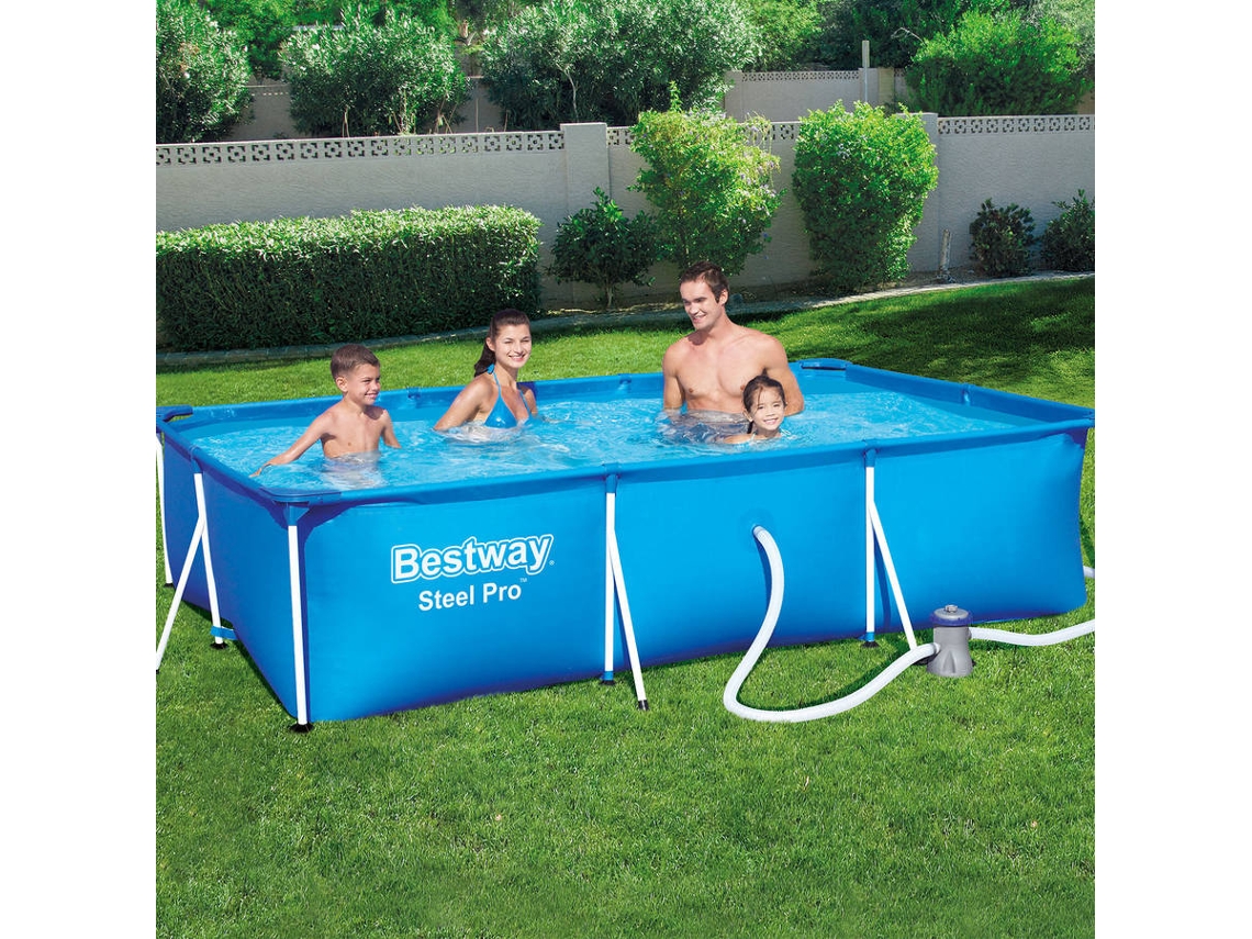 Piscina Desmontable Tubular Infantil BESTWAY Deluxe Splash Frame Pool ...