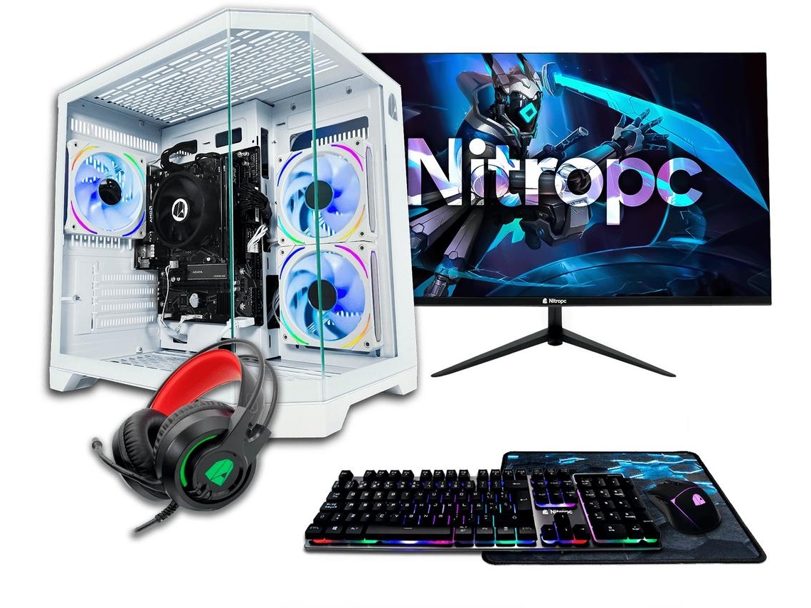 PC Gaming completo Nitropc Pack Bronze Plus - AMD Ryzen 5 5600GT, AMD Vega 7, RAM 16GB, M.2 1TB ...