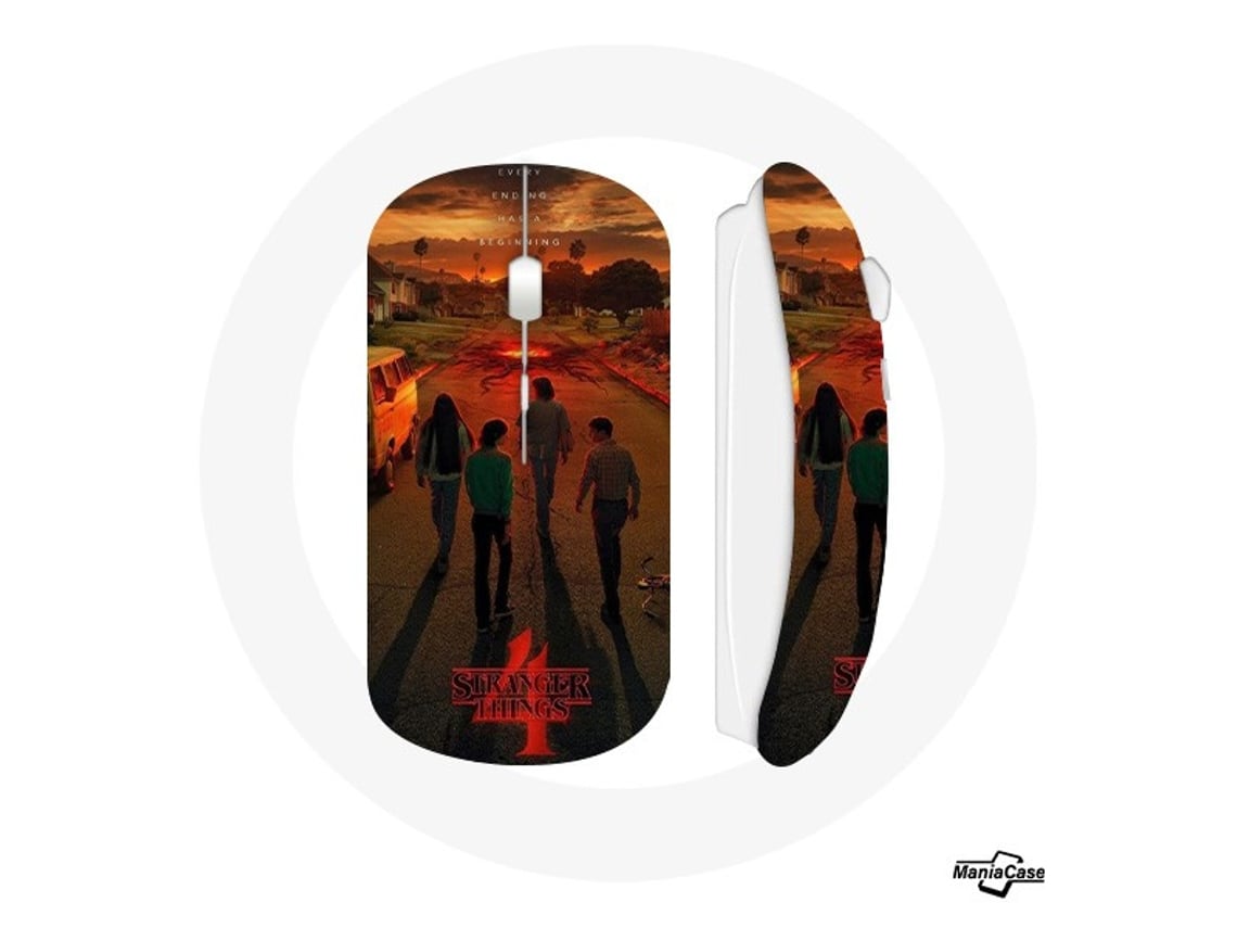 Ratón inalámbrico Stranger Things Temporada 4 Póster Art New Theory ...
