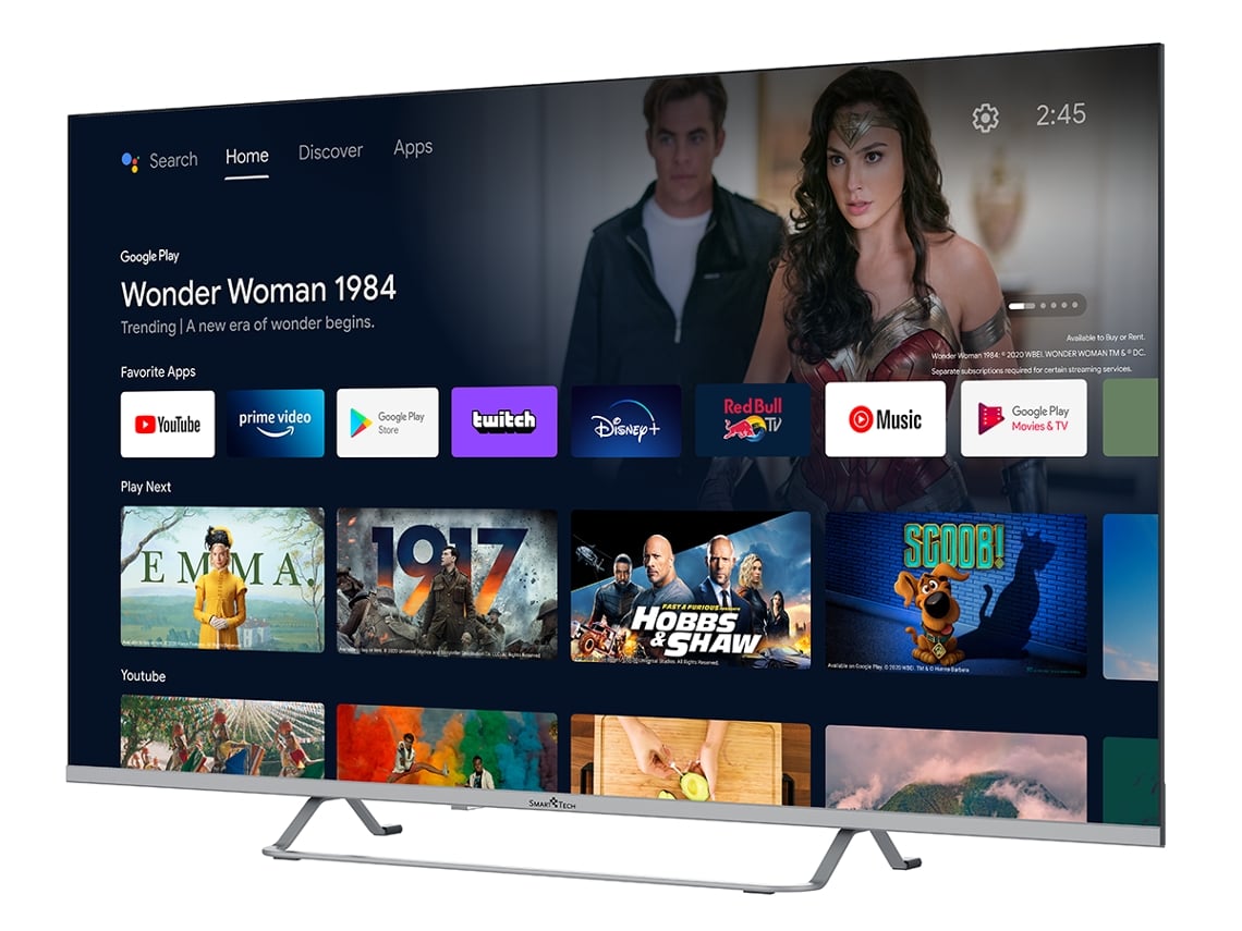 TV SMART TECH LE-50V3 (QLED - 50'' - 127 cm - 4K Ultra HD - Smart TV ...