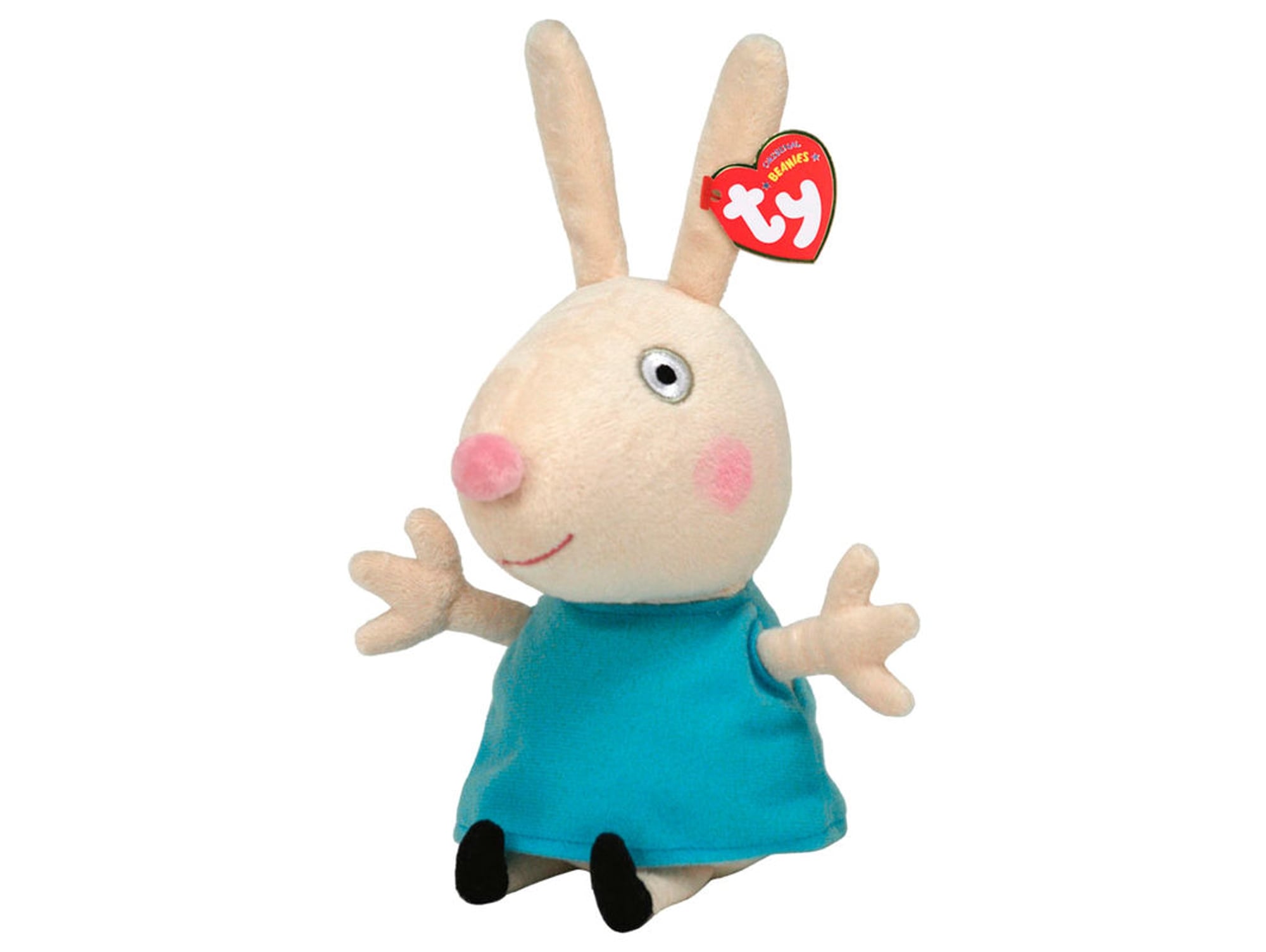 Peluche TY Beanie Boos Rebecca Rabbit Peppa Pig 15 cm