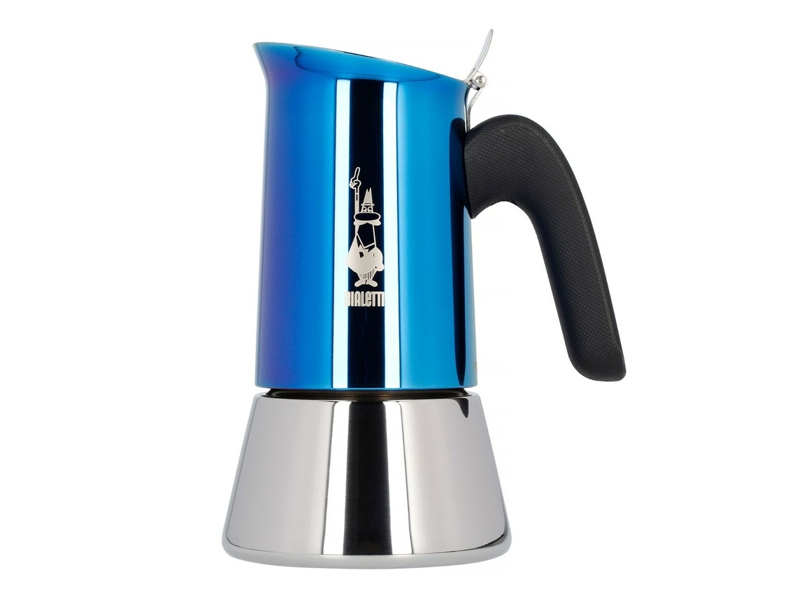 Cafetera Italiana BIALETTI New Venus 4 Tazas Azul Acero Inoxidable 200 ...