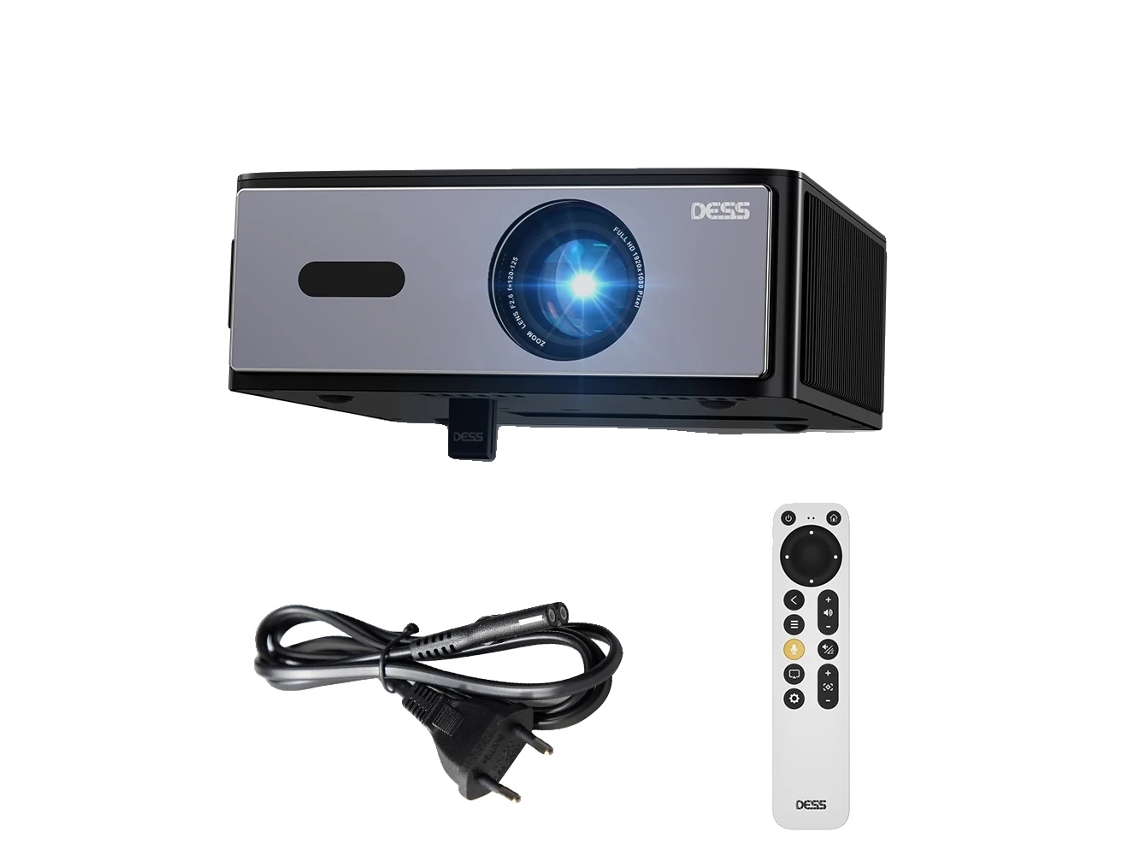 Proyector, brillo de 18.000 lúmenes, corrección trapezoidal automática ...
