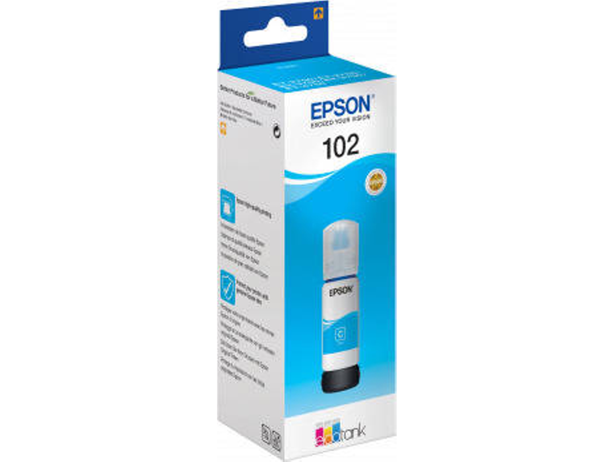 Tinta EPSON 102 EcoTank Azul | Worten.es