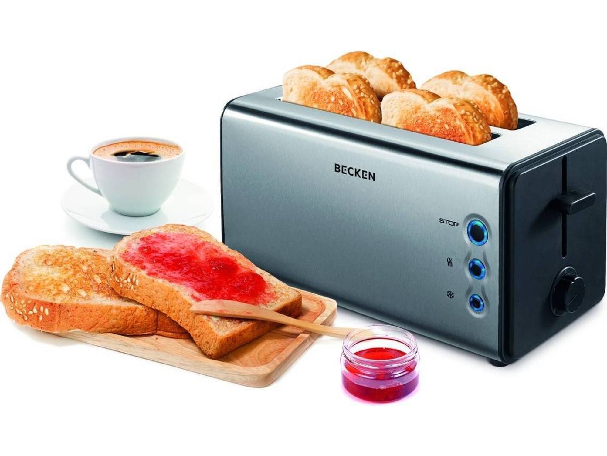 Tostadora BECKEN BT4177 2E XL (1300 W) | Worten.es