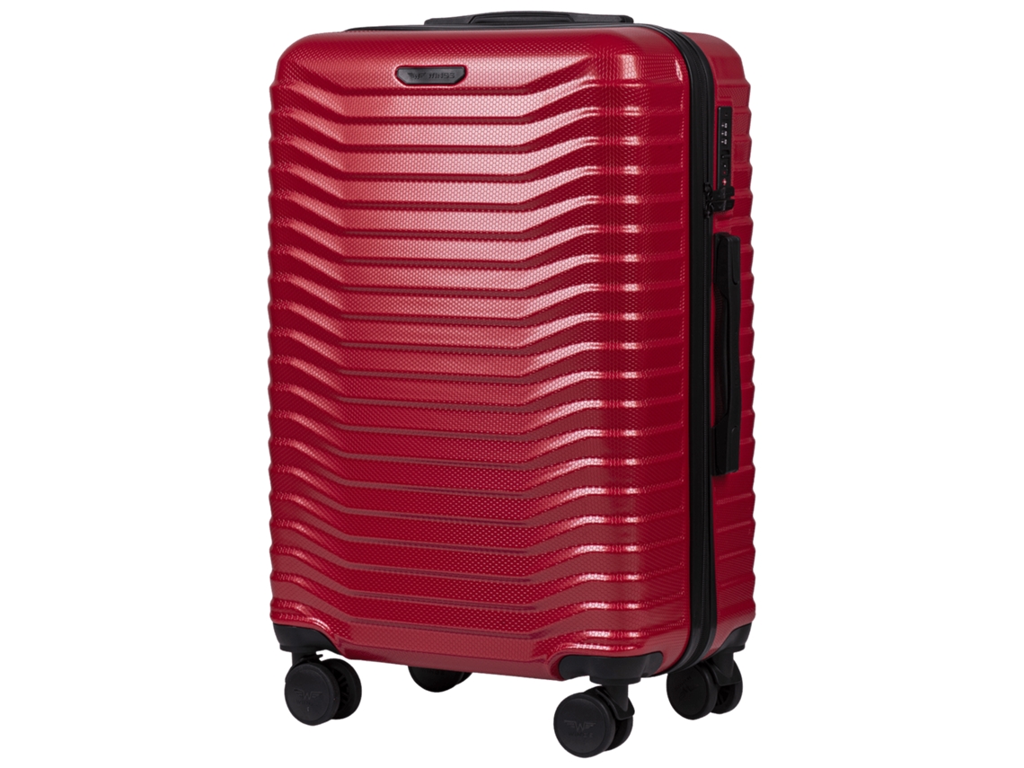 Maleta Mediana Wings Sea Eagle De 24 Pulgadas, Color Rojo, Material De ...