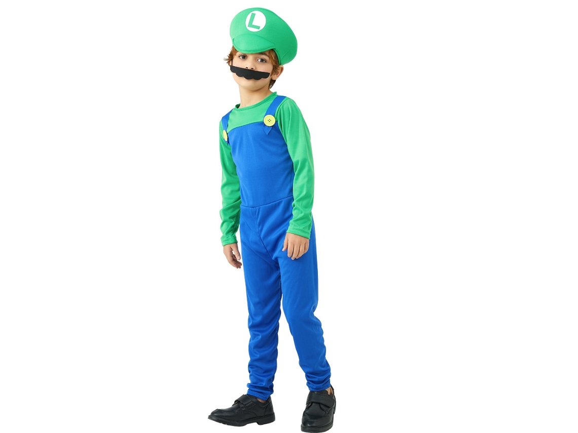 Disfraz de Mario, disfraz oficial de Super Mario Bros., con sombrero y ...