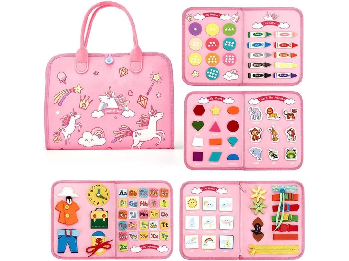 Tablero ocupado Montessori, tablero sensorial Montessori para niños ...