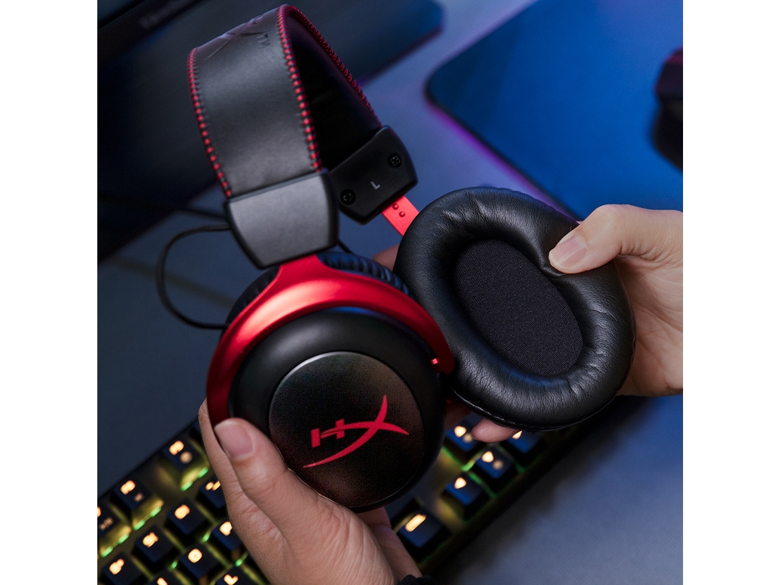 Auriculares Gaming Inalámbrico HYPERX Cloud II (Over Ear - Multiplataforma - Noise Cancelling ...